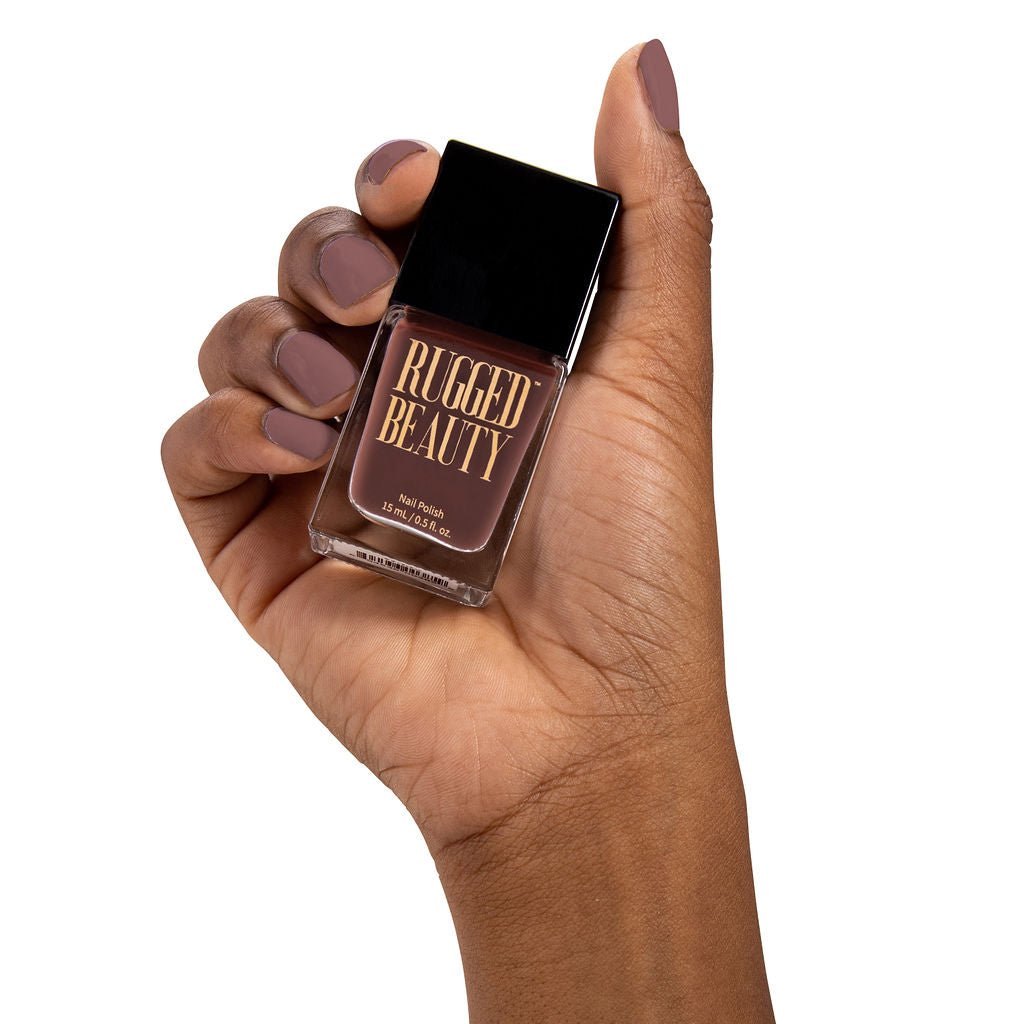 A Deep Cinnamon Nail Polish Color, Work Out With Strength| We Are ...